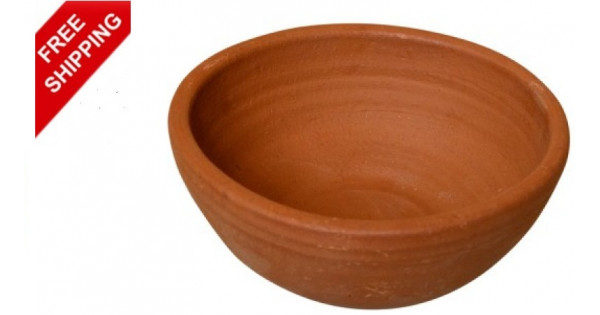 Buy Online Rice Gruel Serving Clay Pot, Earthen Bowl,Kanji or Porridge ...