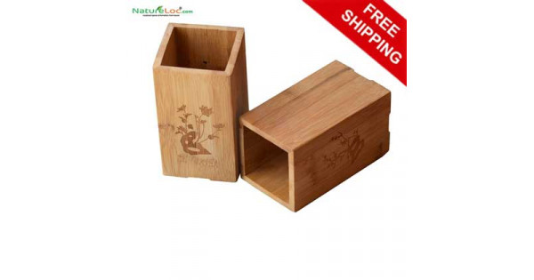 Bamboo Pen Holder Handmande, Bamboo Pen Stand, Cutlary Stand, Desk ...