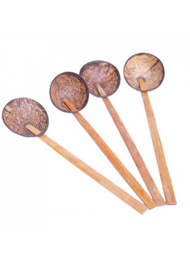 Ladles Spoons Coconut Shell Wooden Spatuals Online|NatureLoC